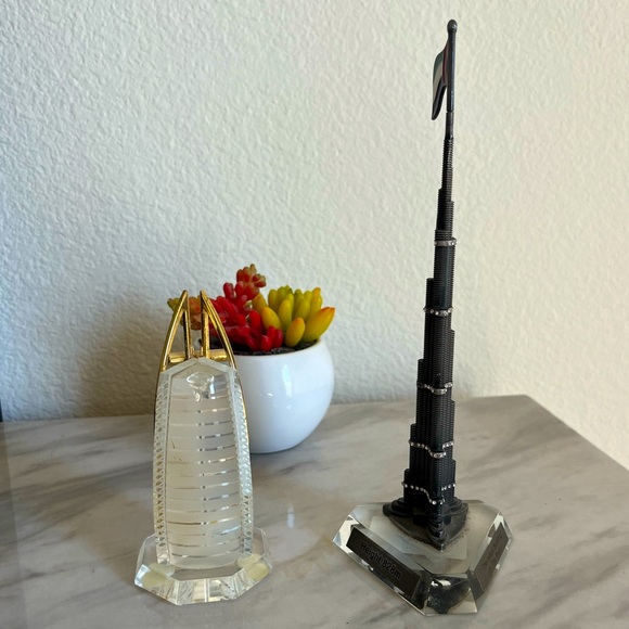 Other | Burj Khalifa Burj Al Arab Model Miniature Ornament Decoration ...